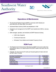 SWA Information - Southwest Water Authority