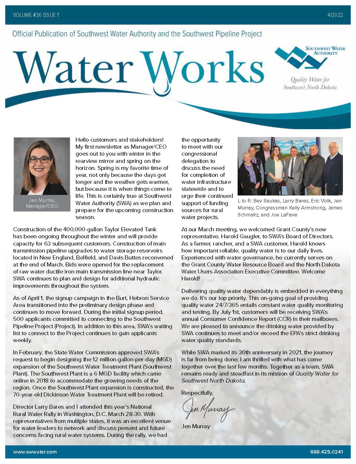 News - Southwest Water Authority